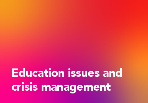 Education issues and crisis management - Articulous